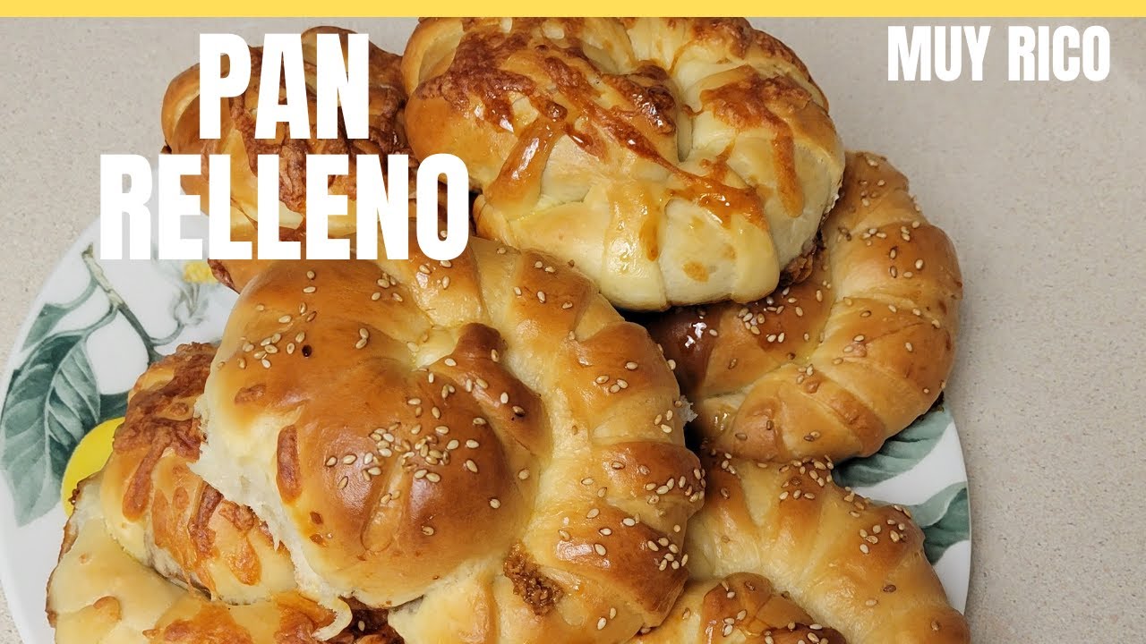 PAN RELLENO FACIL DE HACER - YouTube