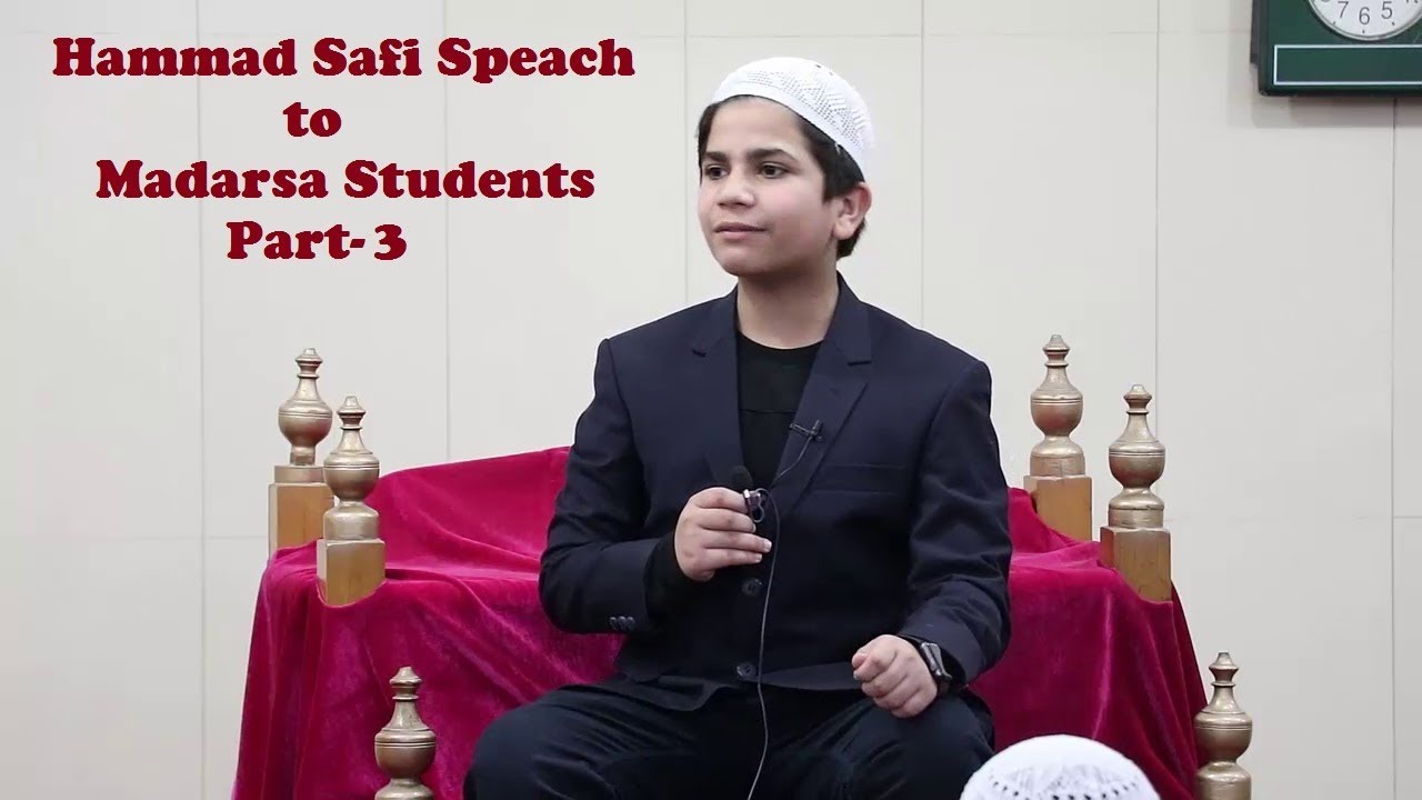 Problems of Youth and Their Solutions Madarsa Session by little ...