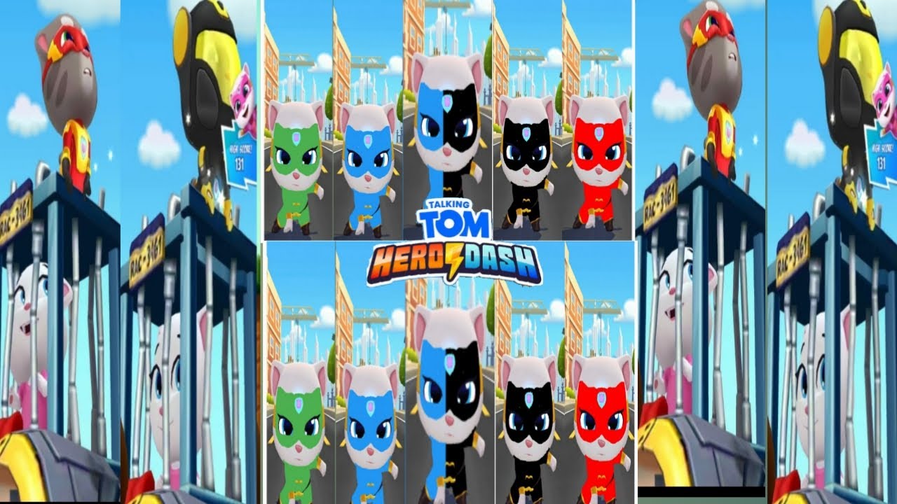 TALKING TOM HERO DASH -- HERO TOM & JET HERO TOM SAVING COLOUR MIX ...