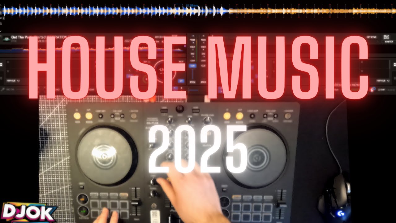 🔥 HOUSE DANCE MUSIC MIX 2025 | DJ OK | Pioneer DDJ-FLX4 🔥 - YouTube