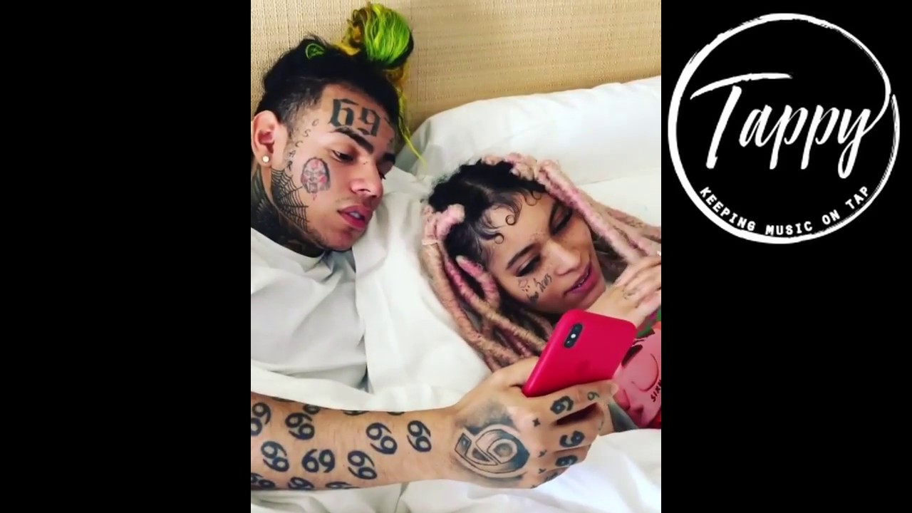 6ix9ine with Trippie Redd EX Girlfriend Ayleks | Tekashi 69 In Bed With ...