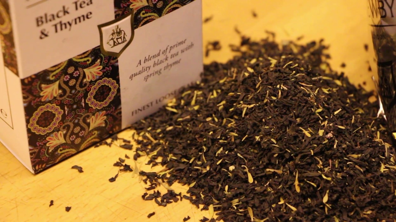 Чай черный Newby Black Tea & Thyme - Ньюби с чабрецом - YouTube