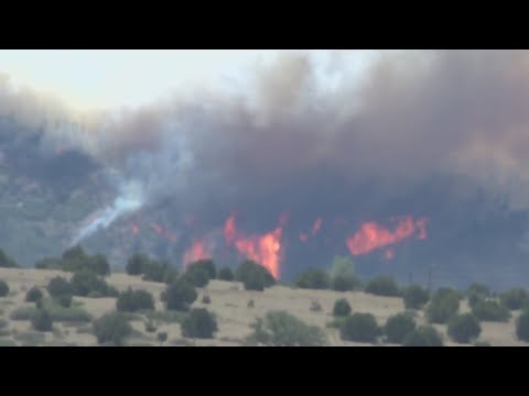 Aspen Acres Fire continues to burn unchecked in southern Colorado