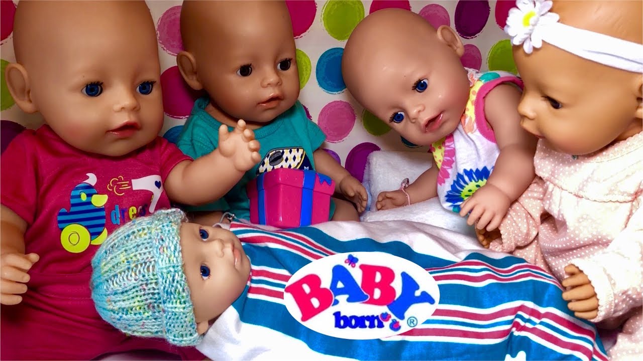 Baby born doll video new baby sister arrives NEW BABY BORN NAPPY TIME ...