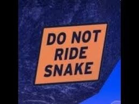 What happens When You Ride The Snake Getting over it - YouTube