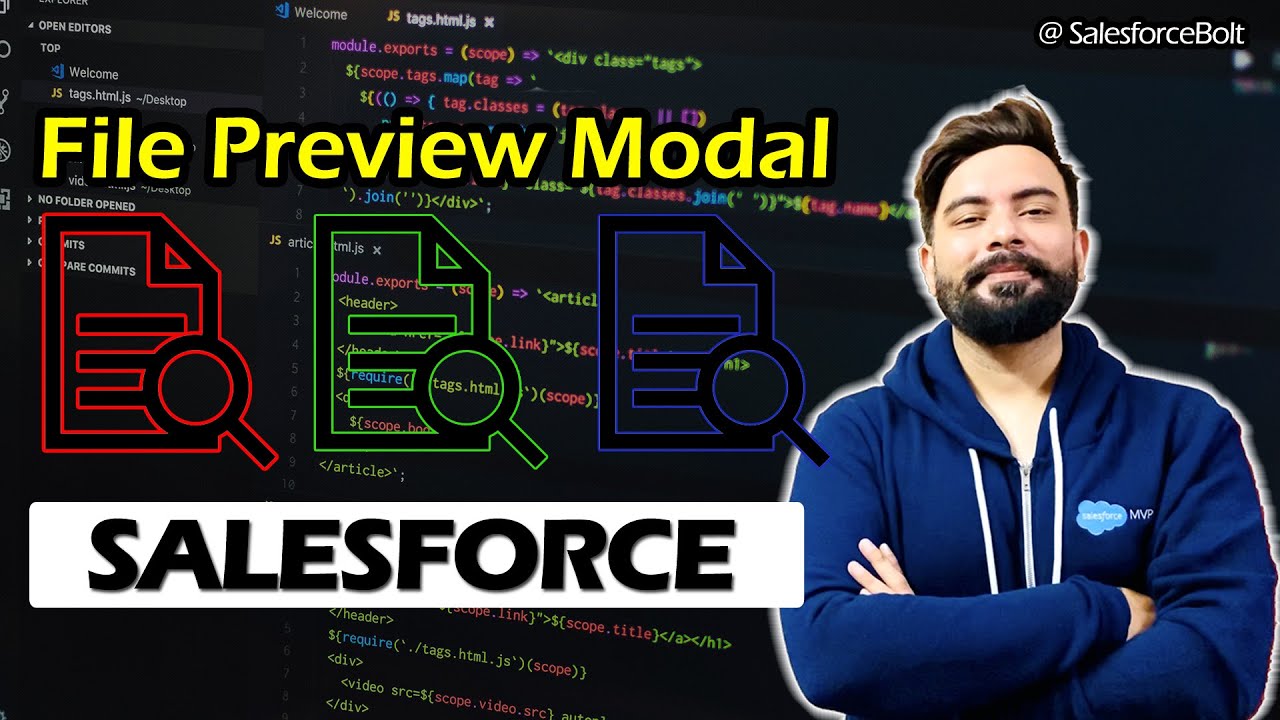 File Preview Modal in Lightning Web Component | Salesforce ☁️⚡️ - YouTube