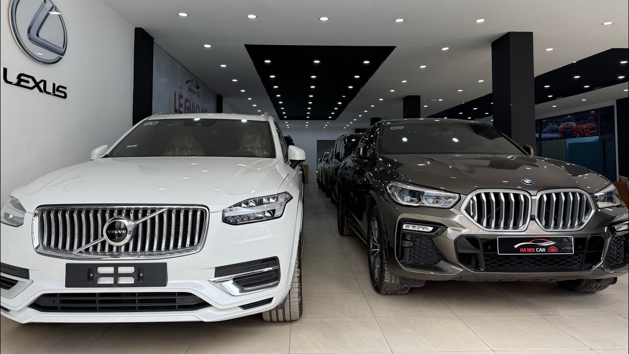 2 siêu phẩm đứng cạnh nhau! BMW X6 2020 và Volvo XC90 T8 Recharge 2021 ...