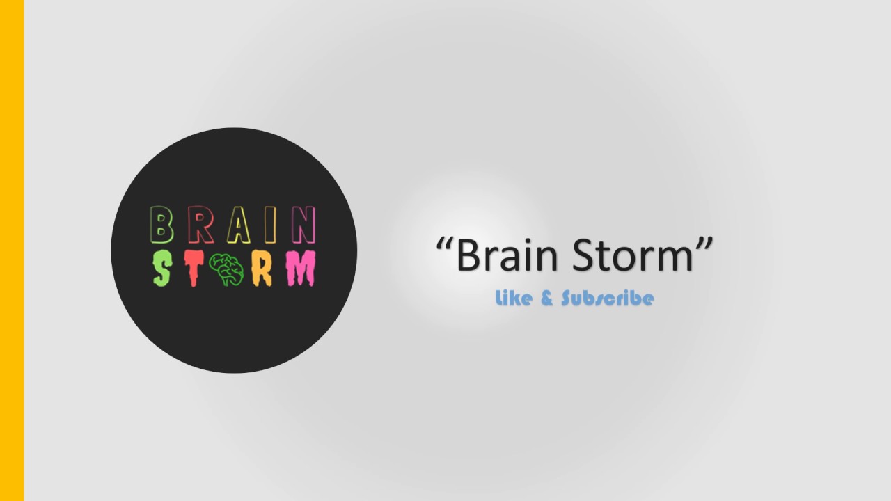 Brain Storm - YouTube