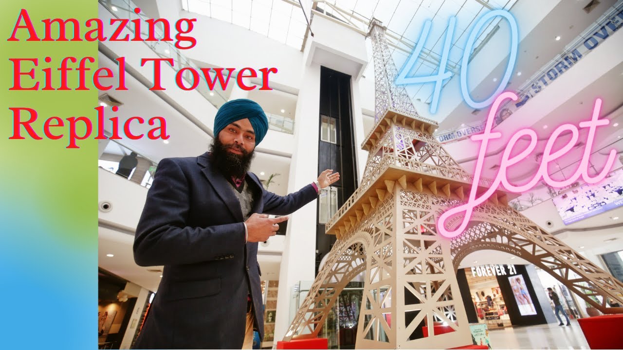 Unbelievable art! Amazing 40 feet tall wooden replica of the Eiffel ...