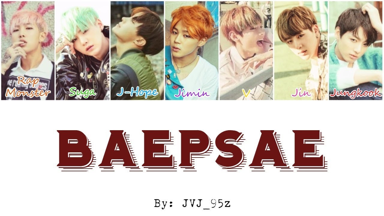BTS(방탄소년단) - Baepsae/Crow-Tit/Silver Spoon (Colour Coded Lyrics Han/Rom ...