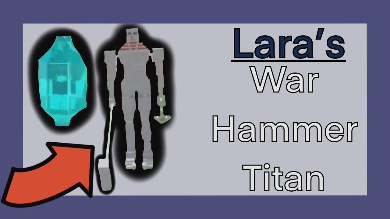 I Built Lara’s War Hammer Titan in Build a Boat for Treasure! (Version ...