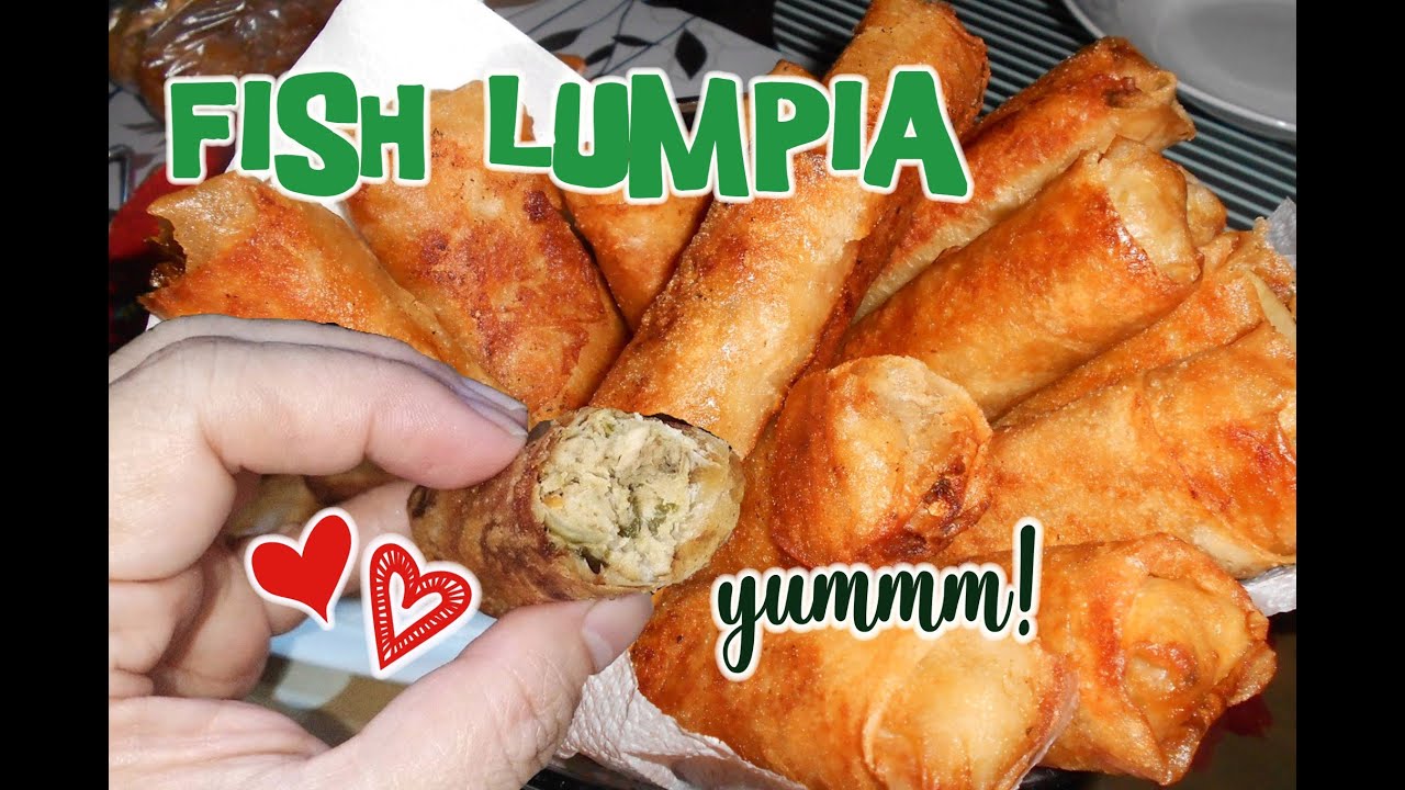 Fish Lumpiang Shanghai | Fish Eggrolls | Bangus Fried Lumpia | - YouTube