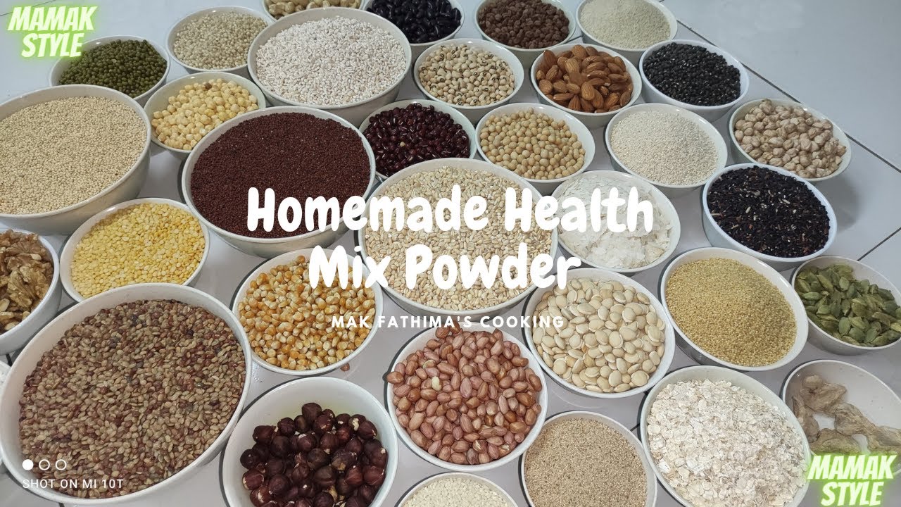 Tepung Bijiran Campuran Berkhasiat|Mamak Style|MFC|35 Bahan|Homemade ...