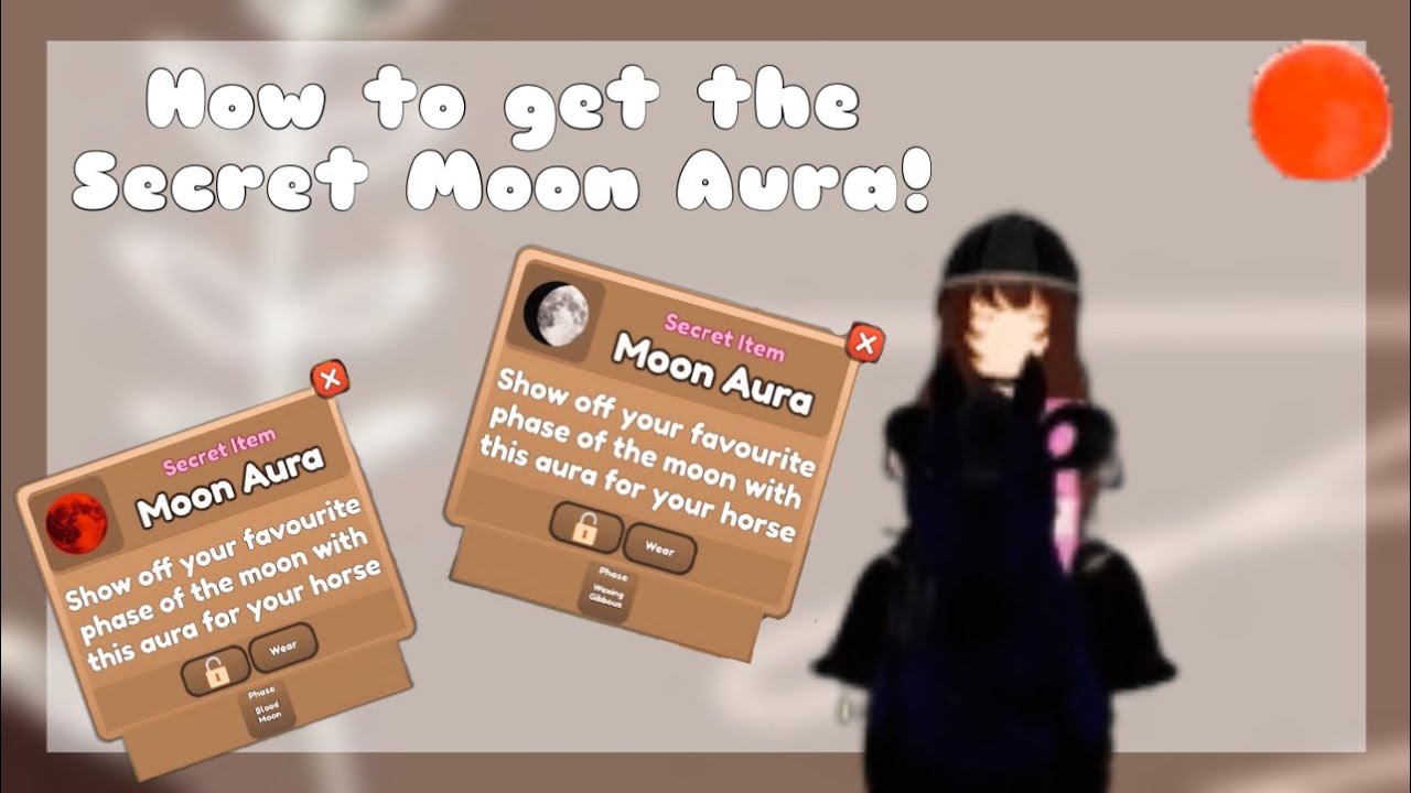 How to get the Secret Moon Aura! - YouTube