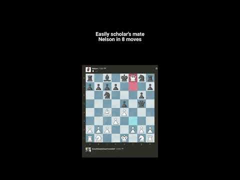 How you can mate Nelson from chess.com in 8 moves