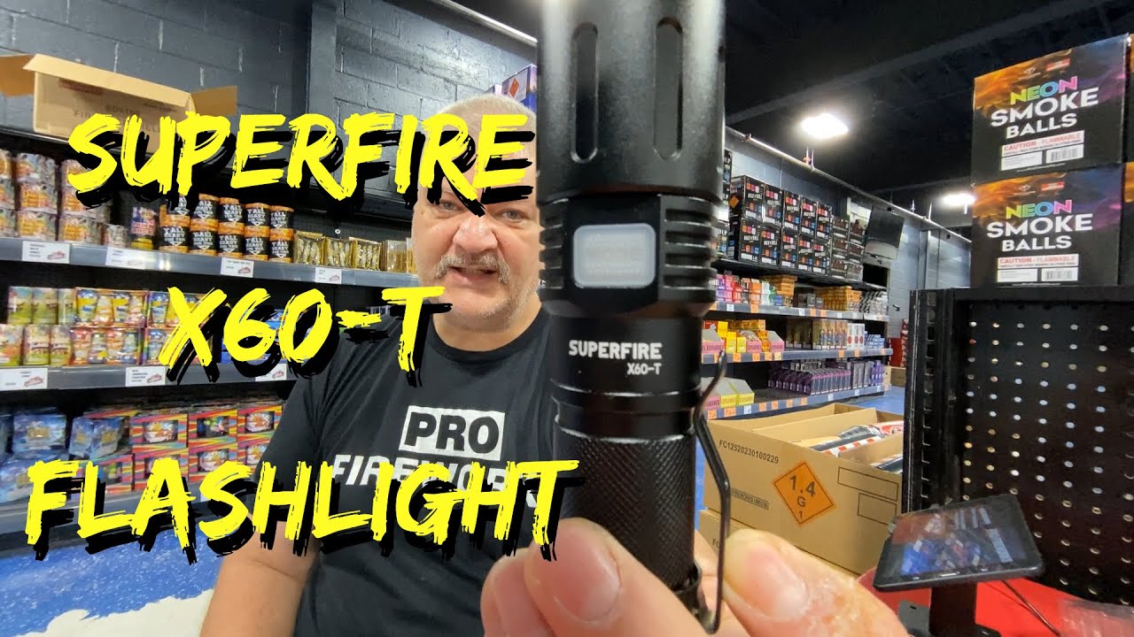 SuperFire X60 T Flashlight - YouTube