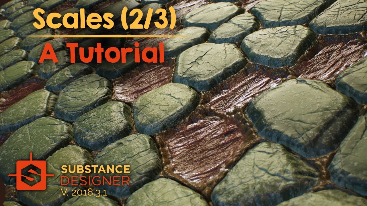 Scales 2 3 Outputs Beginner Substance Designer Tutorial Youtube