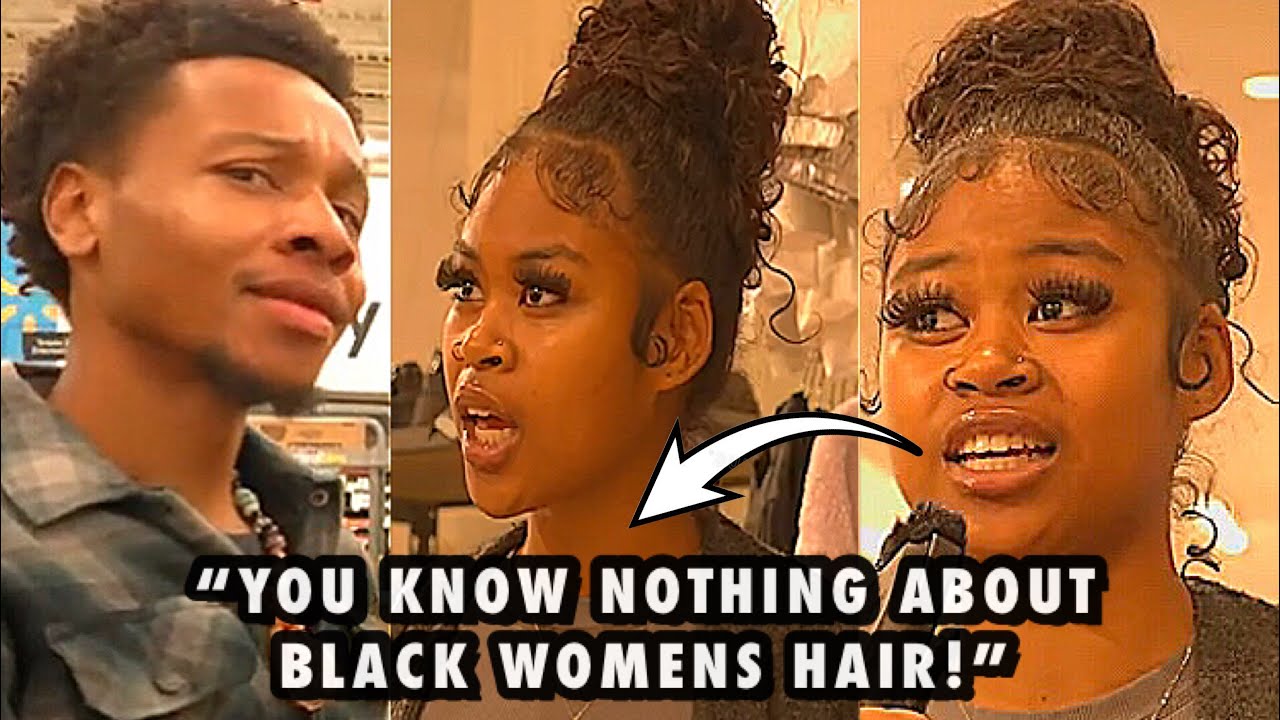 “You Can’t Educate Black Women On Their Hair!” Man Gets Checked After ...