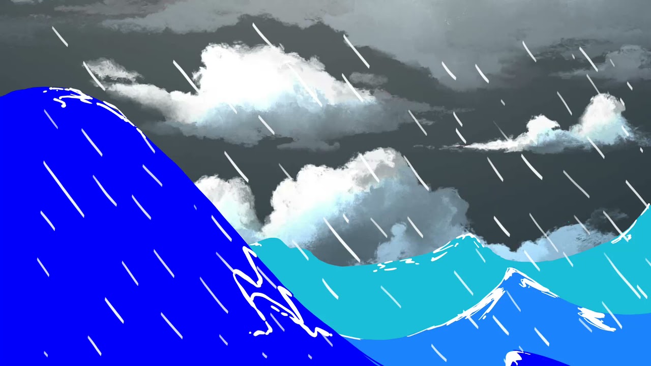 Ocean storm animation - YouTube