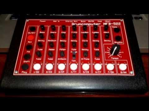 Drumcomputer MFB 522 etude 4 20120825 - YouTube