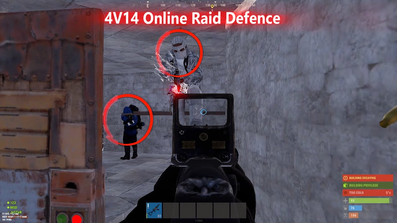 Insane Online Raid Defence - Rust - YouTube