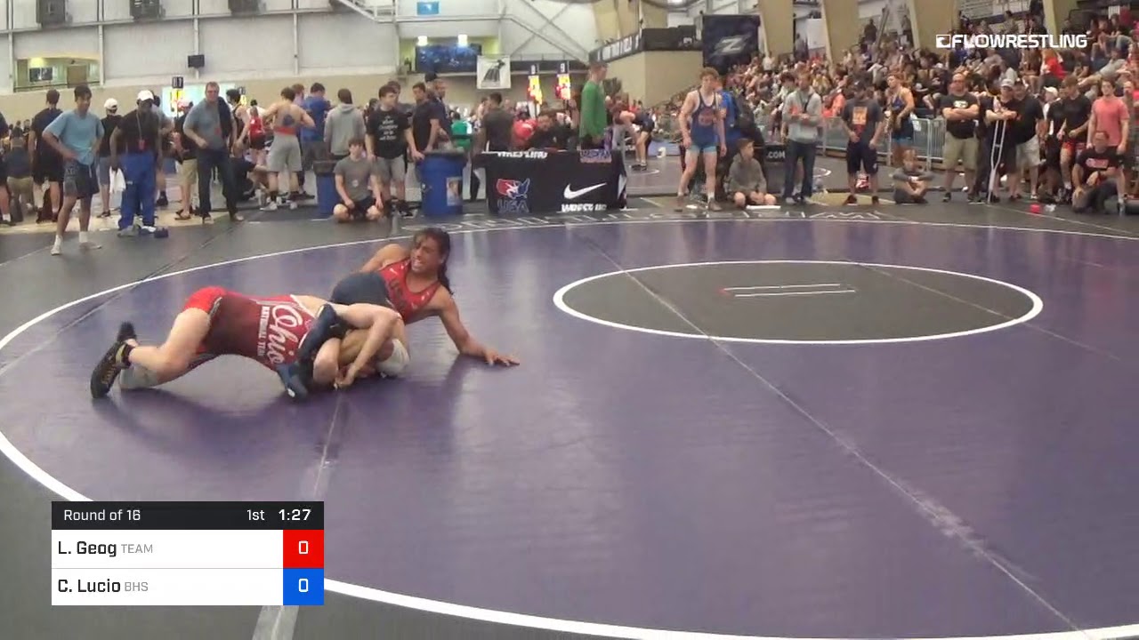 65 Kg Round Of 16 Luke Geog Team Miron Vs Cade Lucio Bakersfield High ...