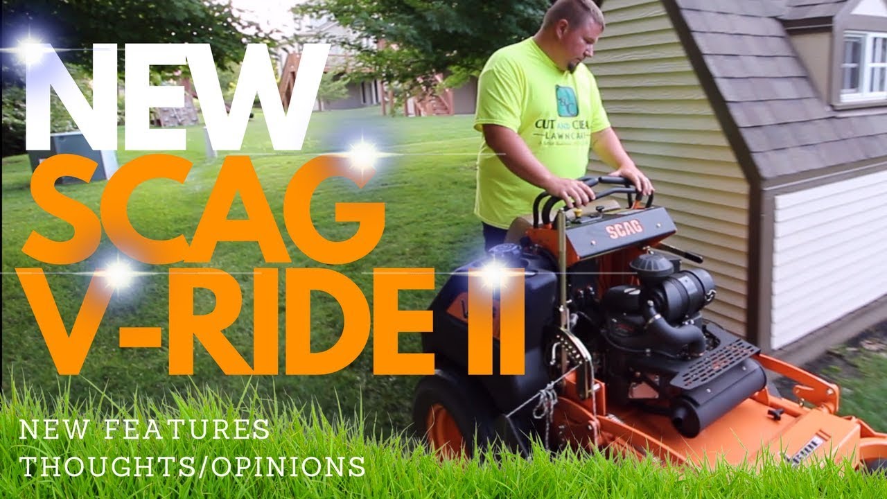 Scag V-Ride II New Features Review and Opinions - YouTube