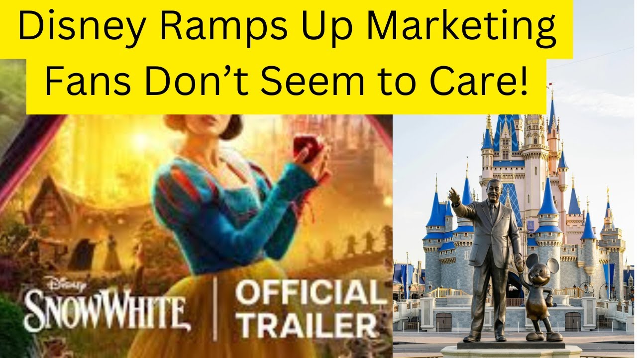 Disney Ramps up Marketing of Snow White - YouTube