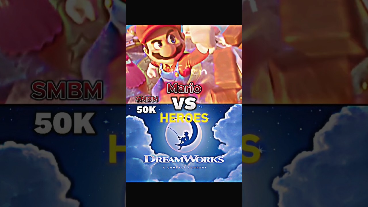 Mario Vs DreamWorks Heroes #meme #edit #dreamworks #illumination # ...