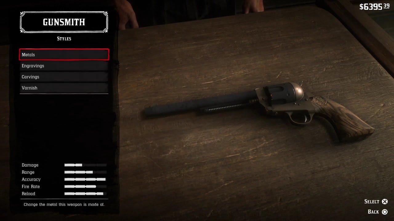 RDR2: How to make Jesse James Colt Single Action Army. - YouTube