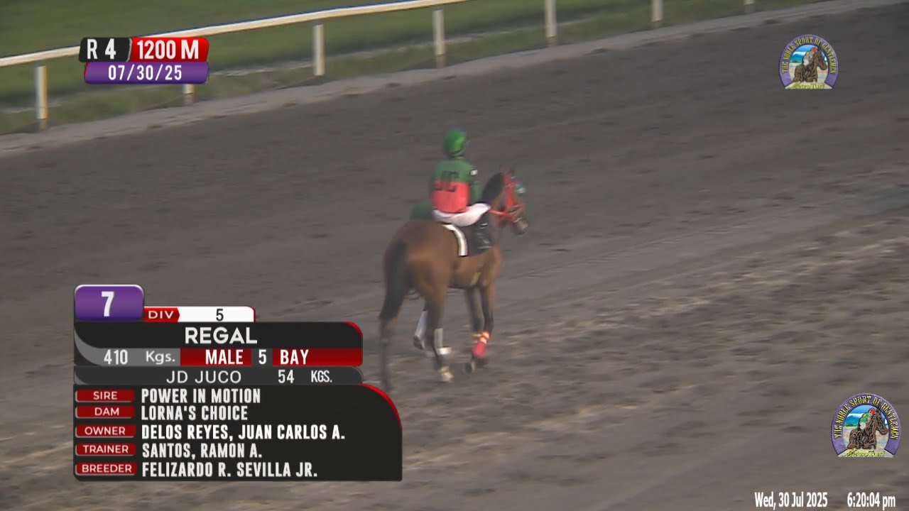 2025 Jul 30 | R04 - REGAL (7) (1:14.6) - YouTube