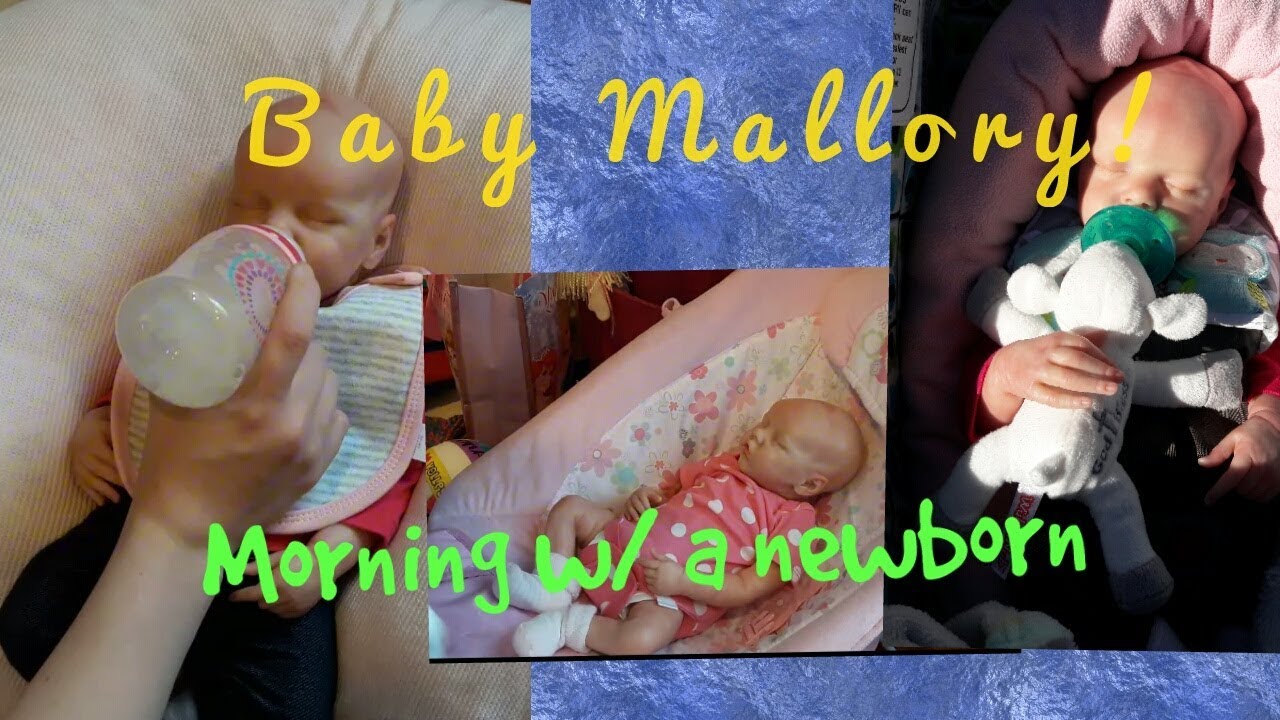 Morning Routine With Reborn Baby Mallory - YouTube