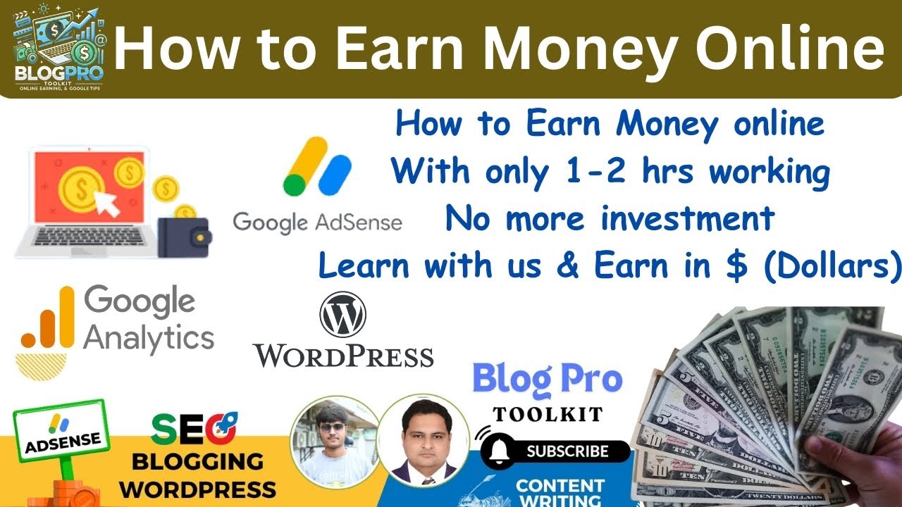 Earn Money Online | How to Earn Money with Blog | How to start Blogging ...