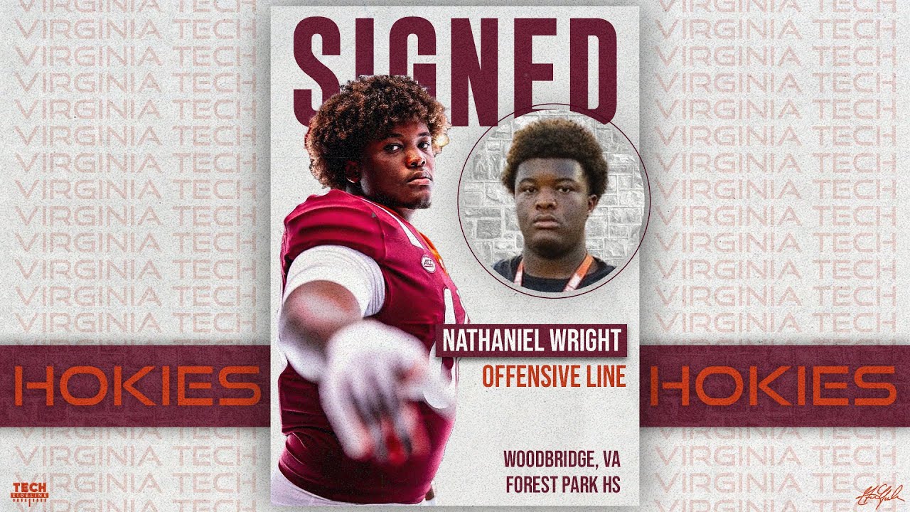 Nathaniel Wright Signs With Virginia Tech - YouTube