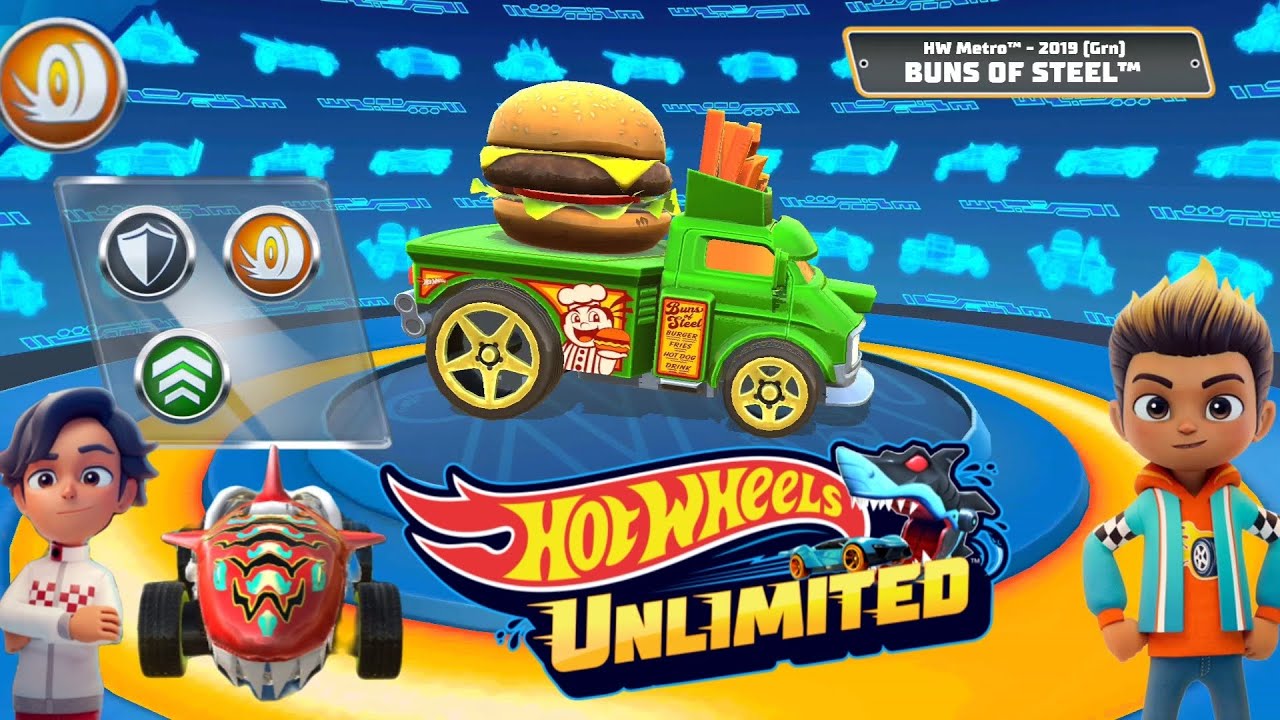 Hot Wheels Unlimited Monster Truck - Let's Race Buns Of Steel In My Own ...