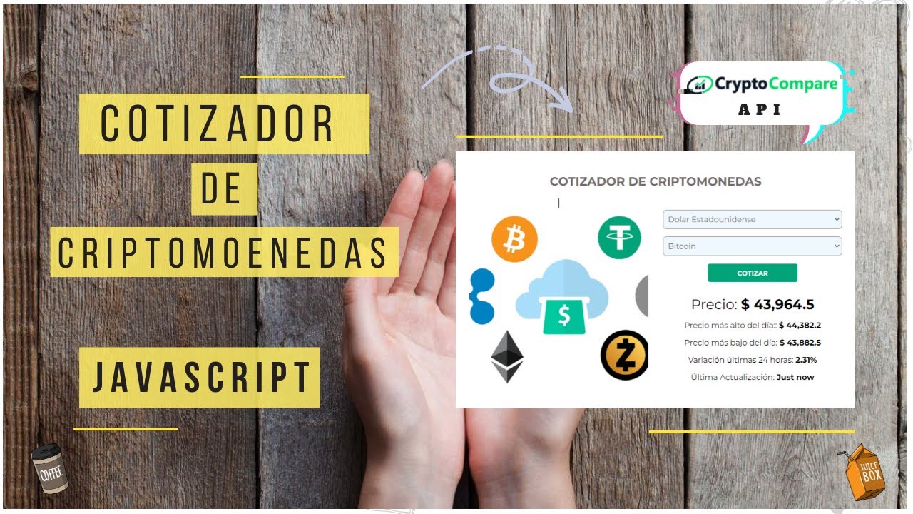 Cotizador de Criptomonedas - JavaScript - API - Precio Criptomoneda - js - web - ECMA6 - YouTube