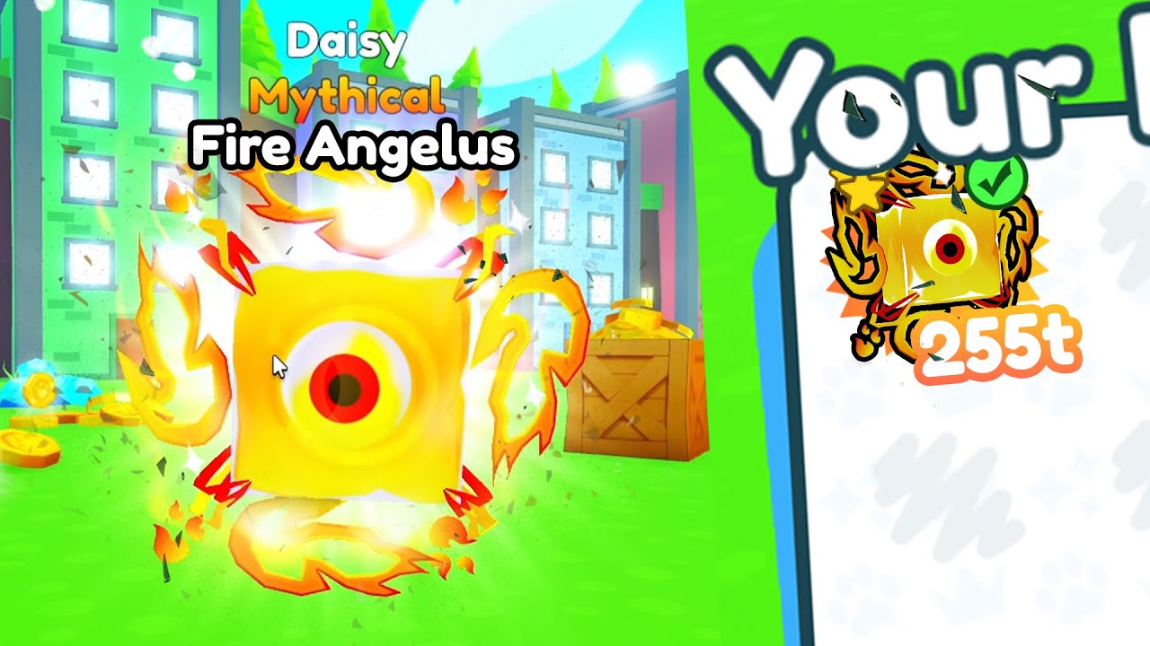 🥳Got New MYTHICAL FIRE ANGELUS in Pet Simulator X *New Update Leaks ...