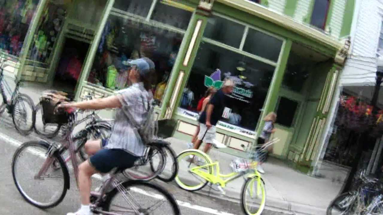 Mackinac Island single track - YouTube