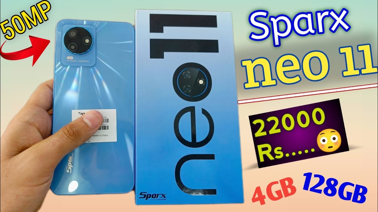 sparx neo 11 unboxing 📲50MP camera📷 | 4GB 128GB | best mobile in ...