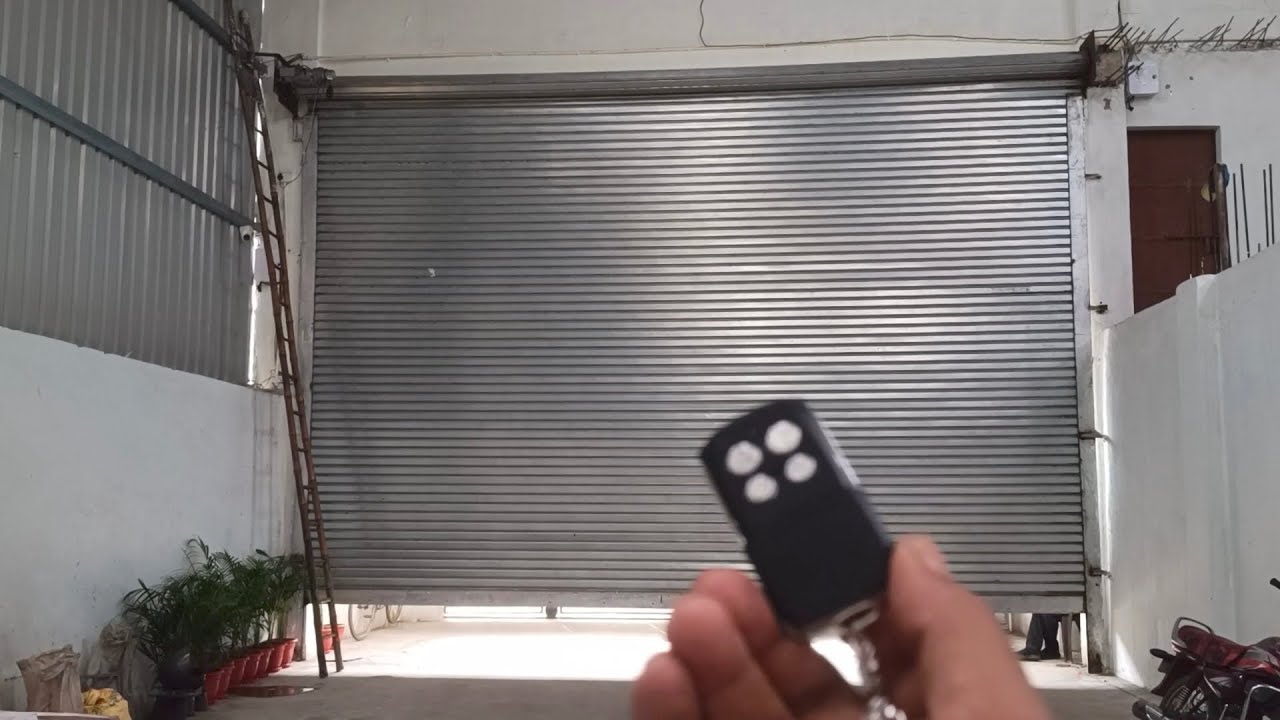 automatic rolling motor shutter - YouTube