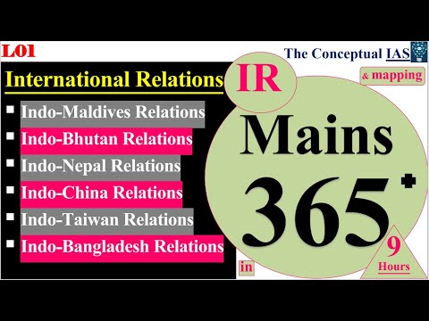 IR 01/ Mains 365 + IR for UPSC Mains: IR & Mapping for UPSC ...