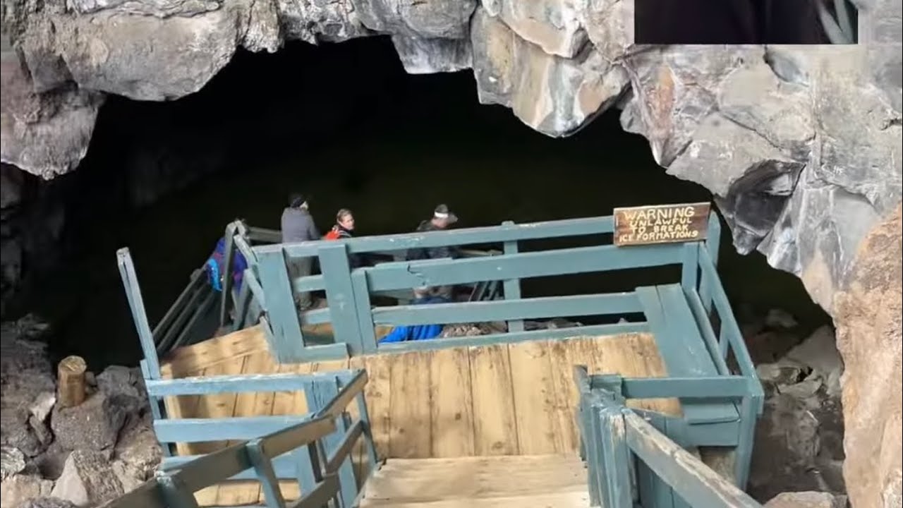 The collapsed lava tube at Bandera Volcano is actually a collapsed ...