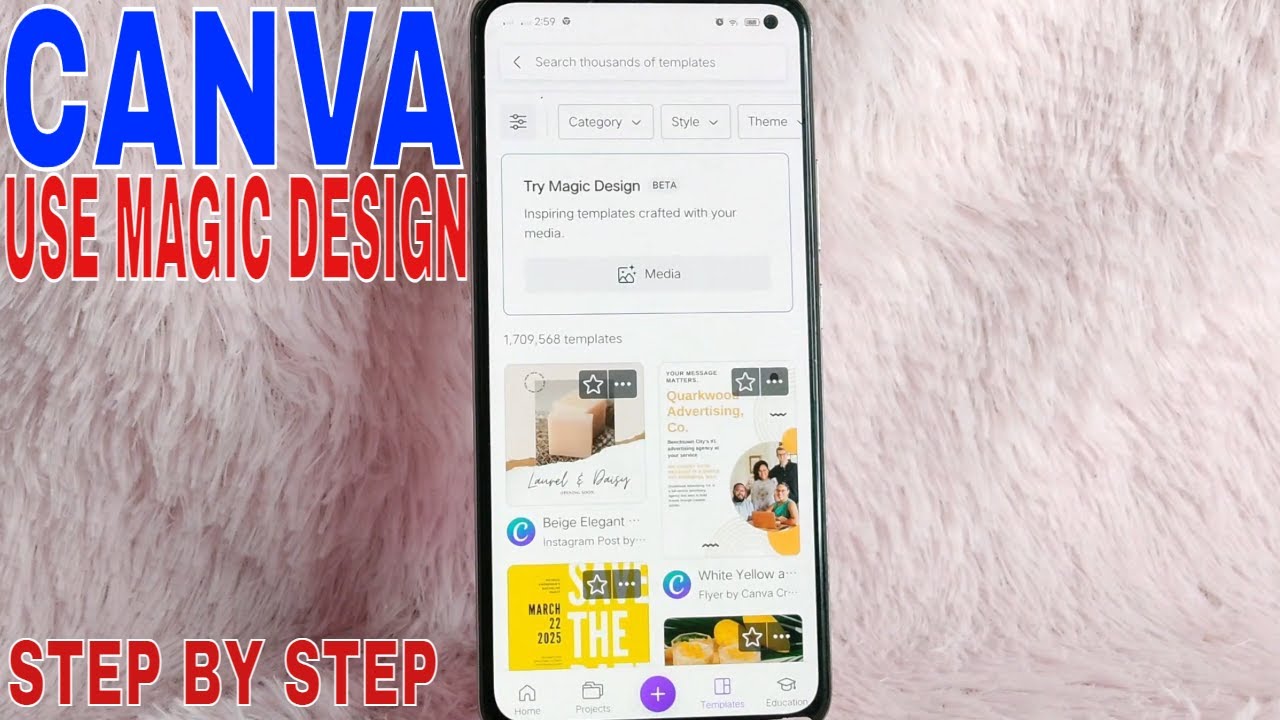 How To Use Magic Design On Canva 🔴 - YouTube