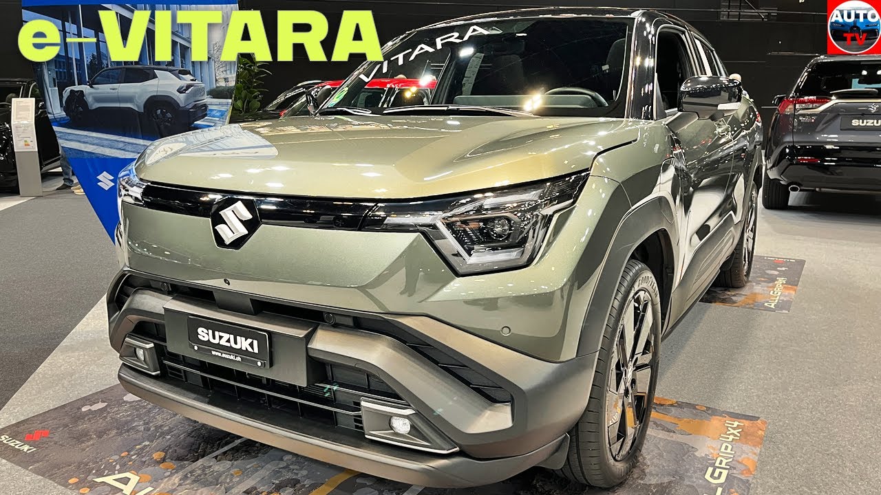 New SUZUKI e-VITARA - FIRST electric SUV from Suzuki (FIRST LOOK ...