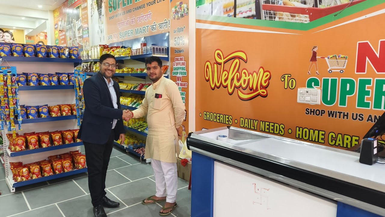 NV Supermart open in Sonipat Haryana | grocery super Mart business ...