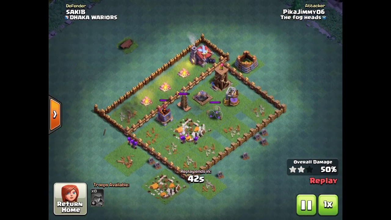 Worst base EVER! Clash of Clans builder base - YouTube