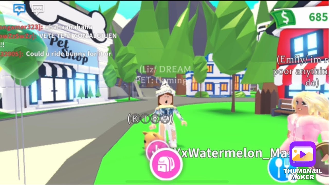 Roblox game play (adopt me) - YouTube