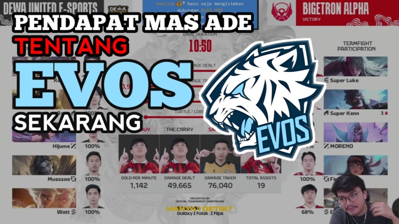 EVOS MENURUT ANALIS M1 SET1AWAN ADE || MLBB - YouTube