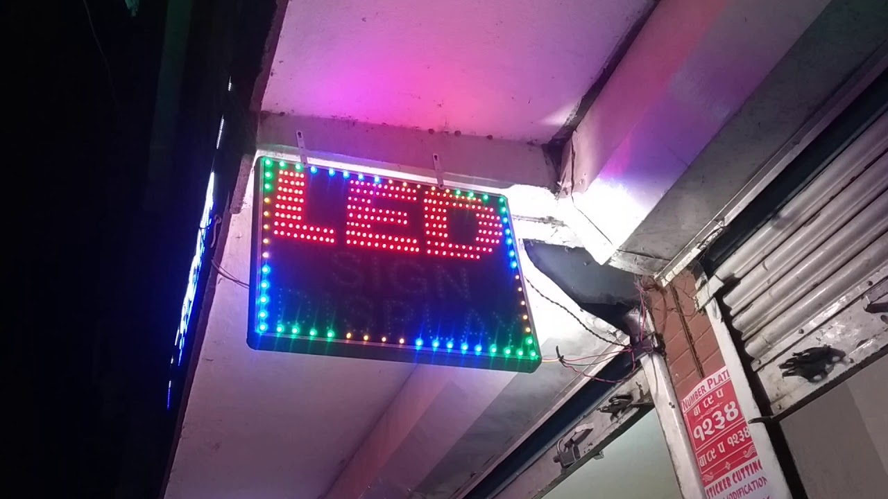 Led Signage - YouTube