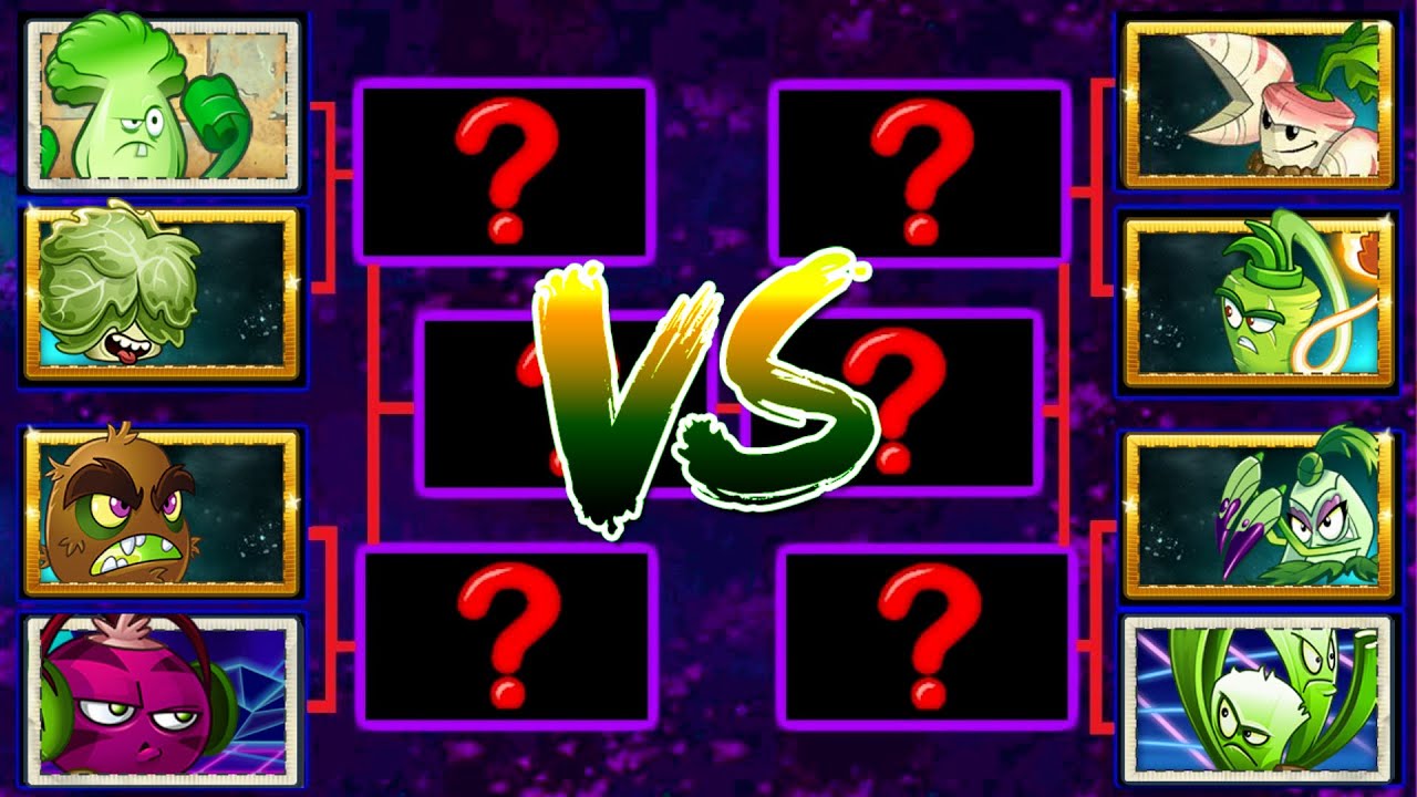 PVZ 2 Mod Tournament! EVERY Boxing Plants Max Level - Who Will Win ...